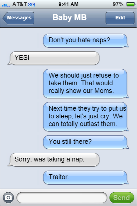 If babies could text | Newbie Mom Site