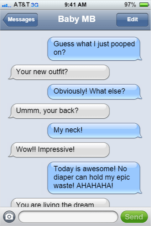 If babies could text | Newbie Mom Site