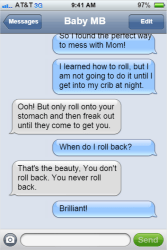 If babies could text | Newbie Mom Site